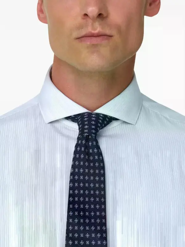 Boggi Milano Striped Cotton Slim-fit Shirt
