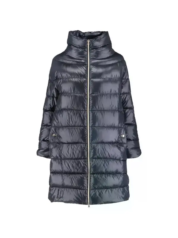 Herno Matilde Quilted Coat - Black