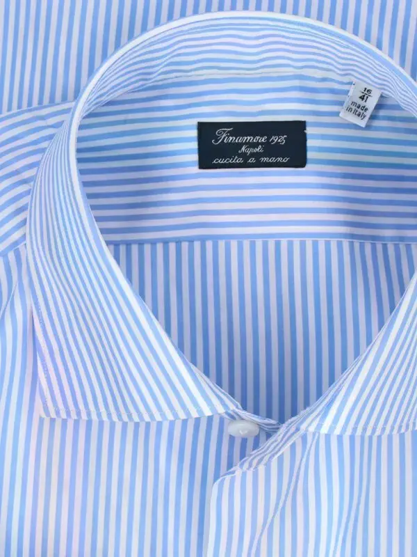 FINAMORE 1925 Striped Cotton Shirt