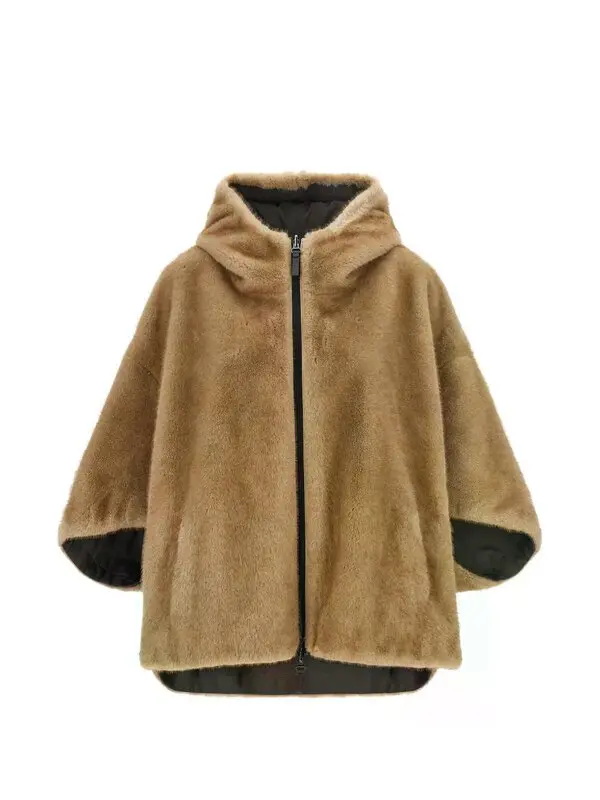 LOU ANDREA Reversible Hooded Cape