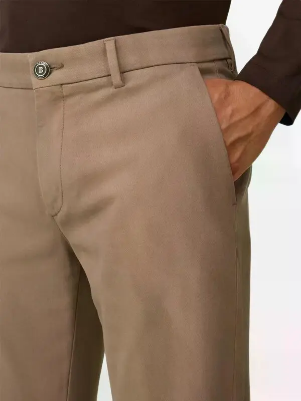 Boggi Milano Trousers In Stretch Cotton