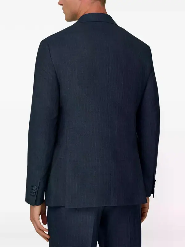 Boggi Milano Suit In Super 130 Wool Pinstripe