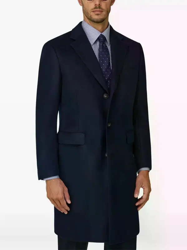 Boggi Milano Single-breasted Wool Coat
