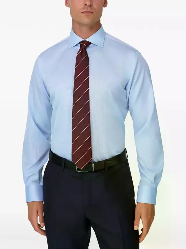 Boggi Milano Checked Cotton Non-iron Regular-fit Shirt