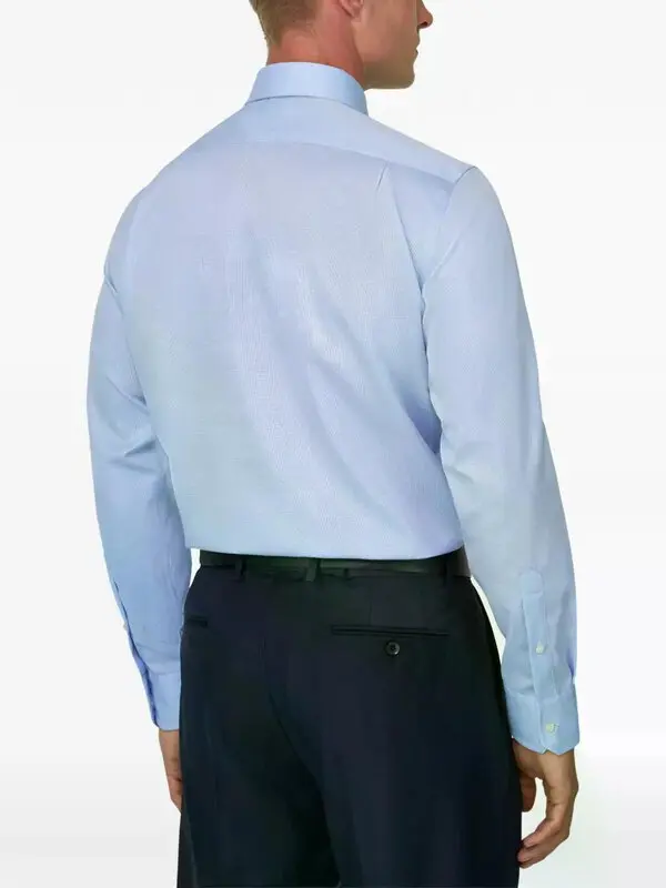 Boggi Milano Checked Cotton Non-iron Regular-fit Shirt