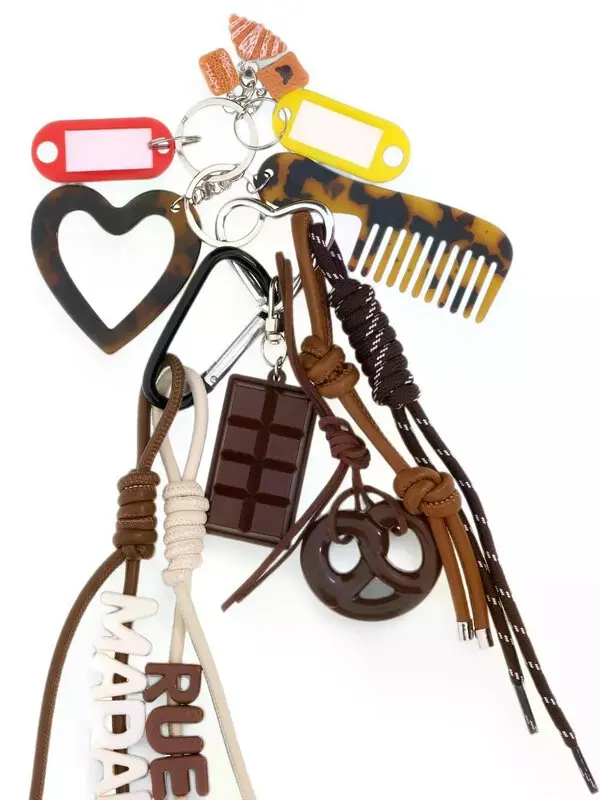 RUE MADAM PARIS Multi-charm Keyring