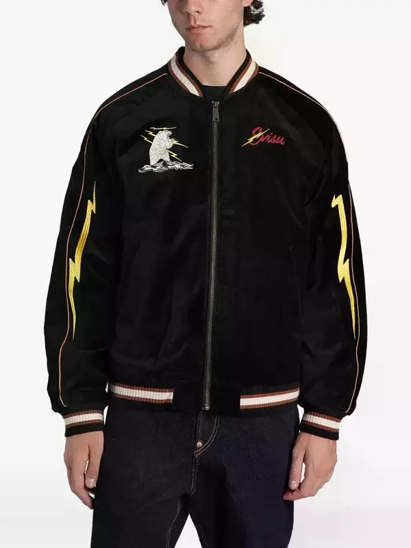 EVISU Embroidered Bomber Jacket