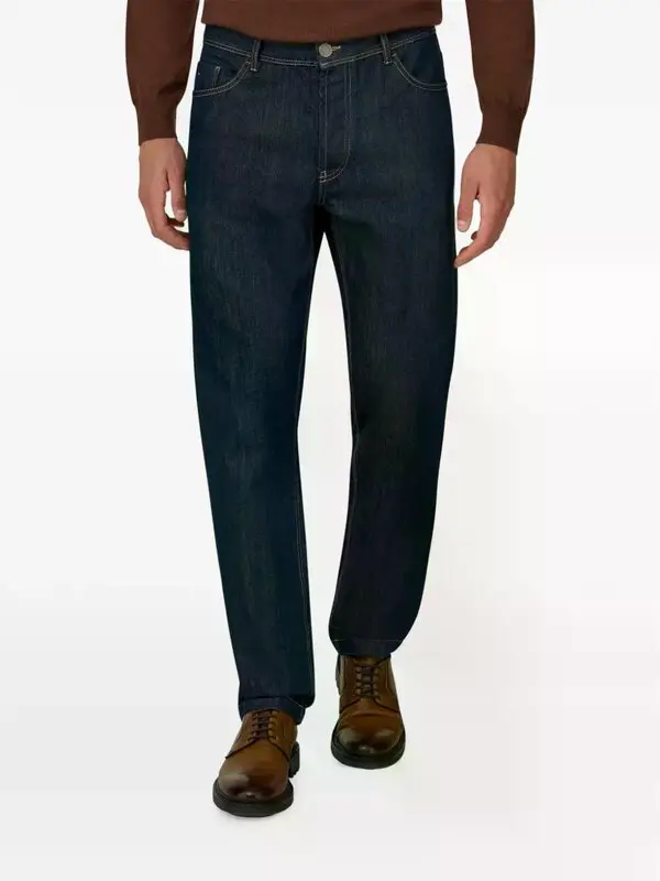 Boggi Milano Jeans In Dark Denim