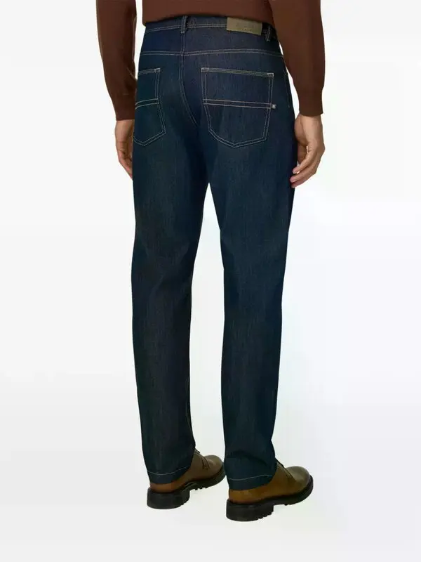 Boggi Milano Jeans In Dark Denim