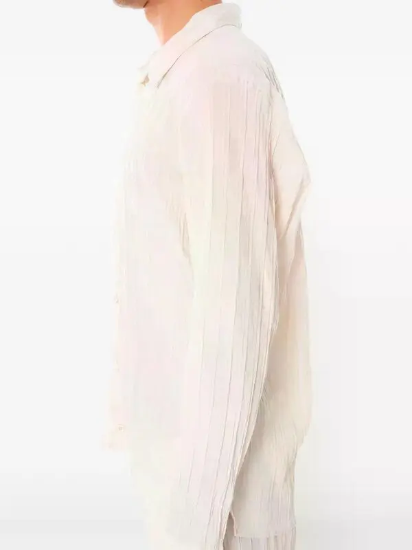 Transit Embossed Striped Shirt