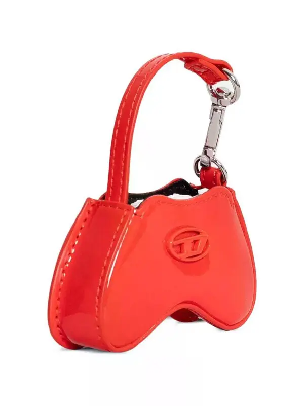 DIESEL® Glossy Bag Charm With Mirror