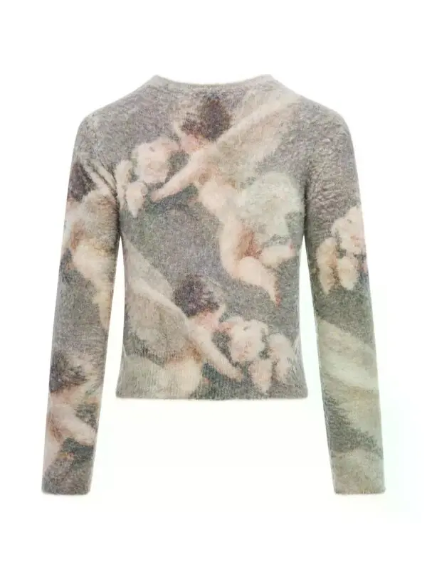 Fiorucci Bouquet Angels Intarsia-knit Sweater