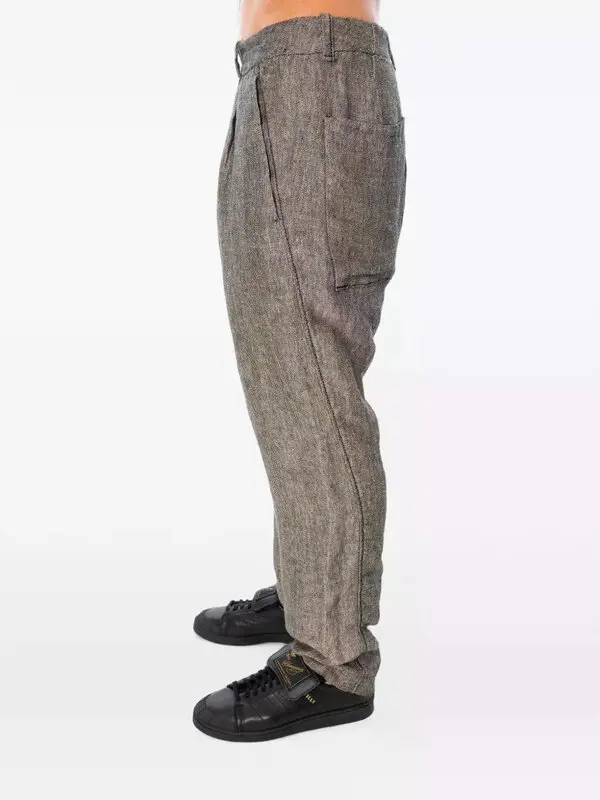 Transit Pleated Fil-à-fil Trousers