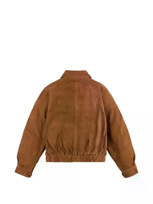 Hogan Bomber Jacket In Suede