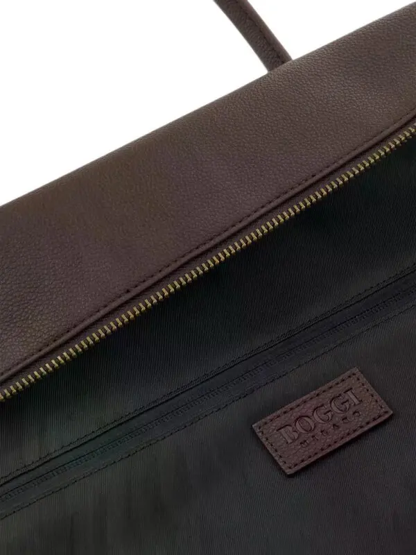 Boggi Milano Duffle Bag In Leather-effect Fabric