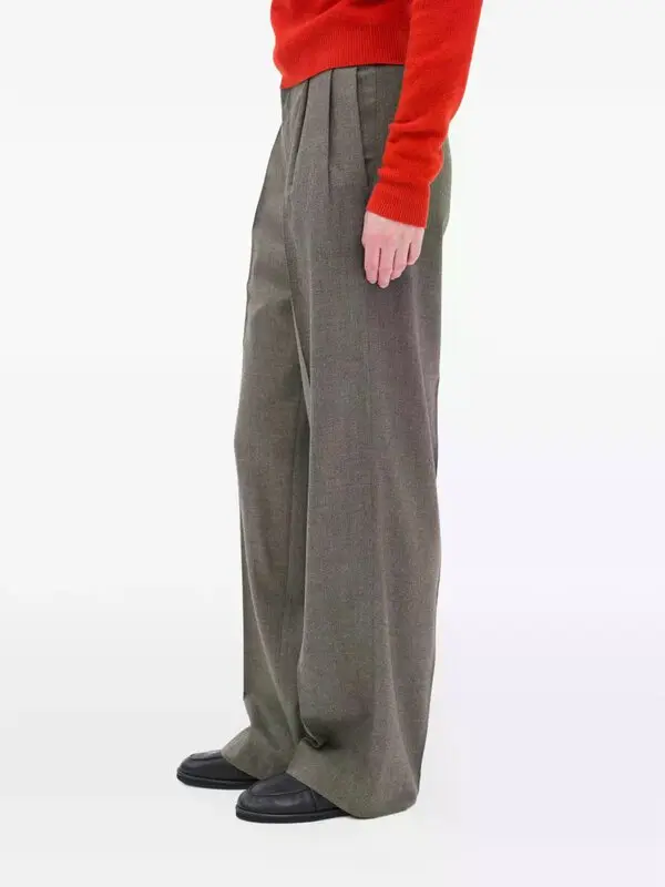 Auralee Pleated Wool Trousers