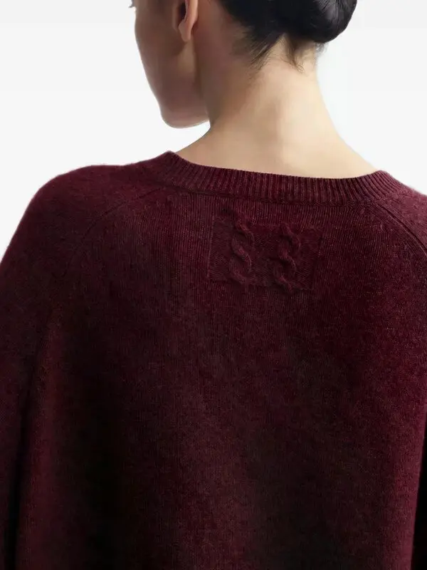 NILI LOTAN Ferron Wool V-neck Sweater