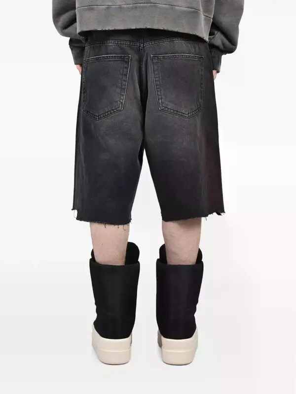 ASKYURSELF Cross Pin Distressed Shorts