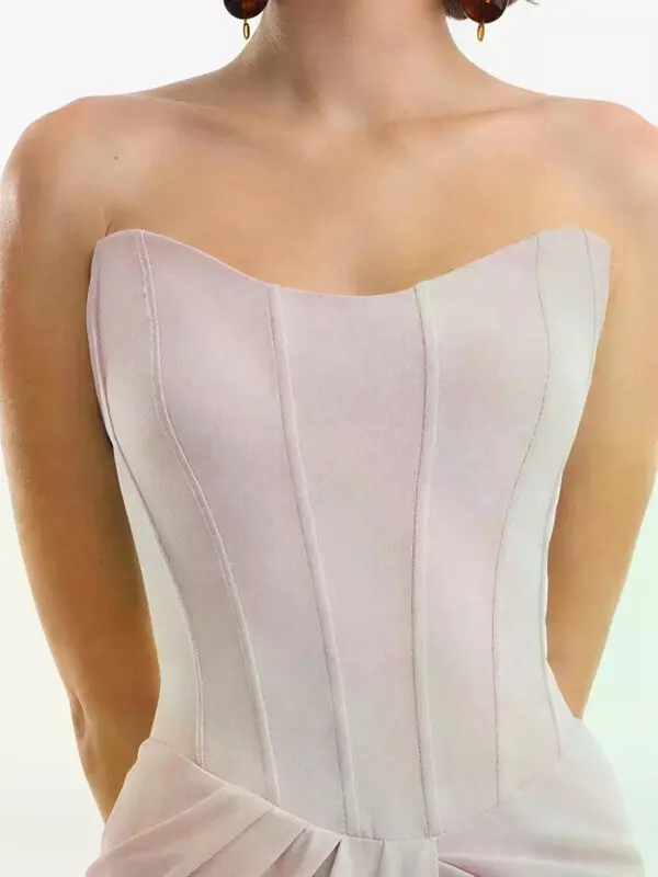 GEMY MAALOUF Strapless Corset Dress