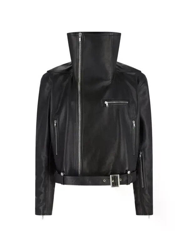 Rick Owens Biker Jumbo Stooges Leather Jacket