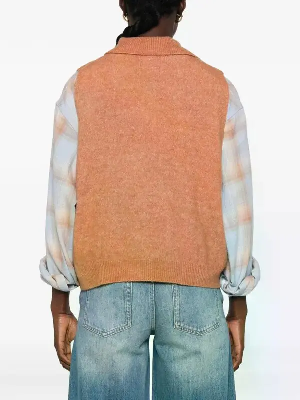 JCSOPHIE Peter Fold Over-collar Vest