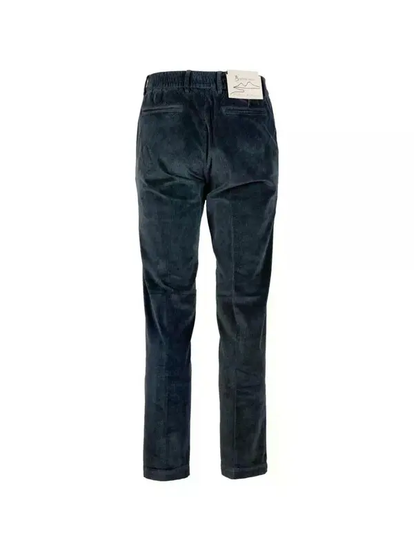 B SETTECENTO Corduroy Pleated Trousers