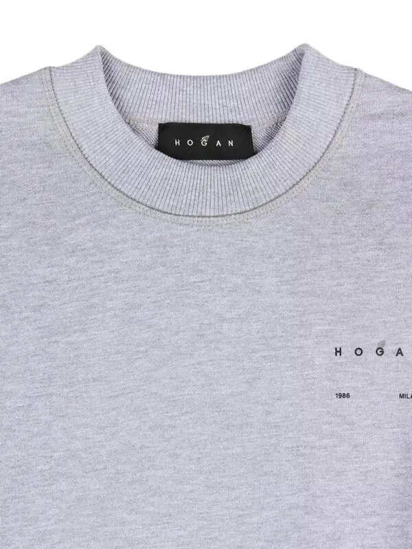Hogan Round-neck Sweatshirt In Cotton