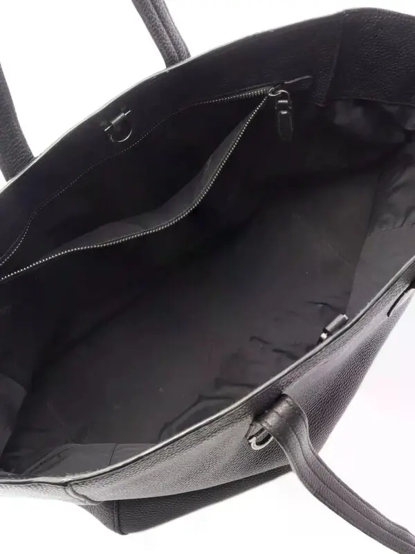 FERRAGAMO 2000s Logo-detail Tote Bag - Black