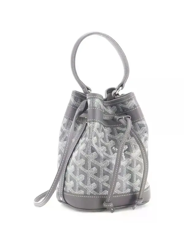 Goyard Petit Flot Coated Canvas Mini Bucket Bag
