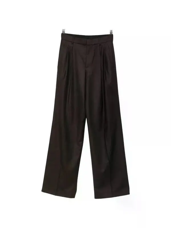 PETAR PETROV Pleated Wide-leg Trousers
