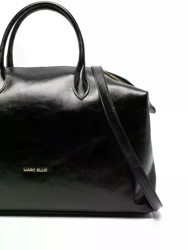 MARC ELLIS Leather Tote Bag - Black