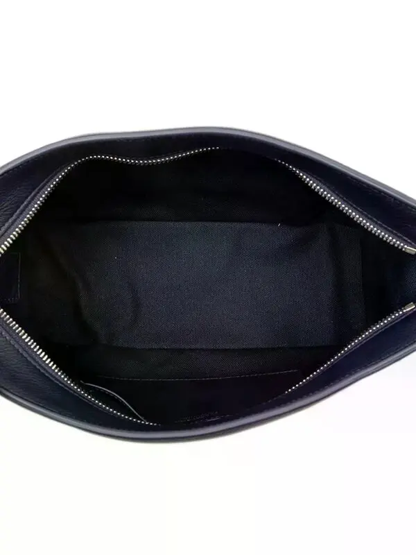 FERRAGAMO 2010-2026 Leather Soft Pouch Clutch Bag