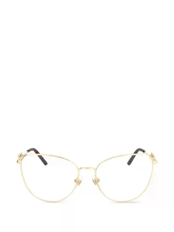 Carolina Herrera Cat-eye Frame Glasses - Gold