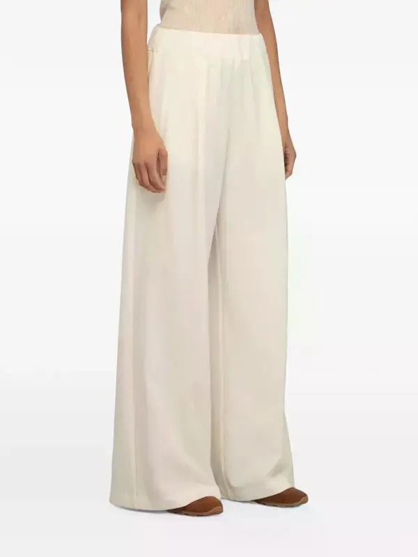 SEMICOUTURE Jhonny Wide-leg Trousers - Neutrals