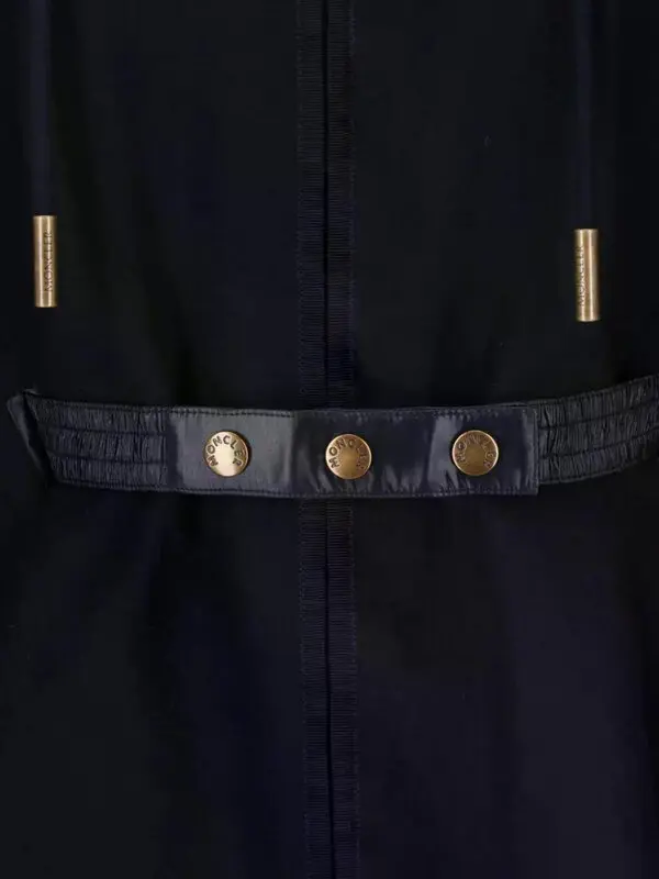 Moncler Belted Hooded Cape Jacket