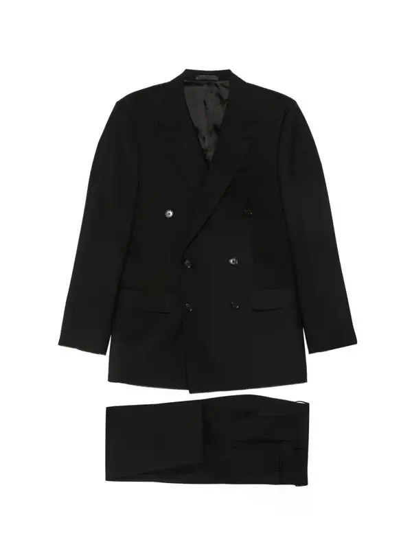 Caruso Double-breasted Peak-lapel Suit