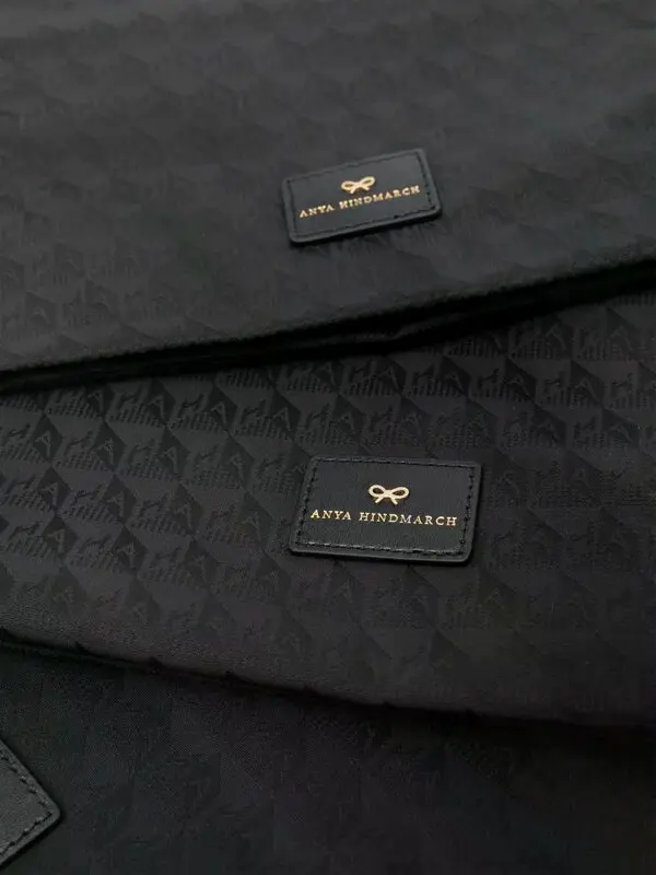 ANYA HINDMARCH Logo-patch Travel Pouch