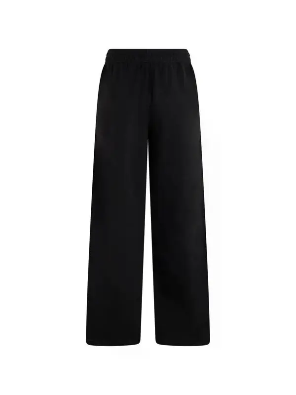 Burberry Check-panel Track Pants - Black
