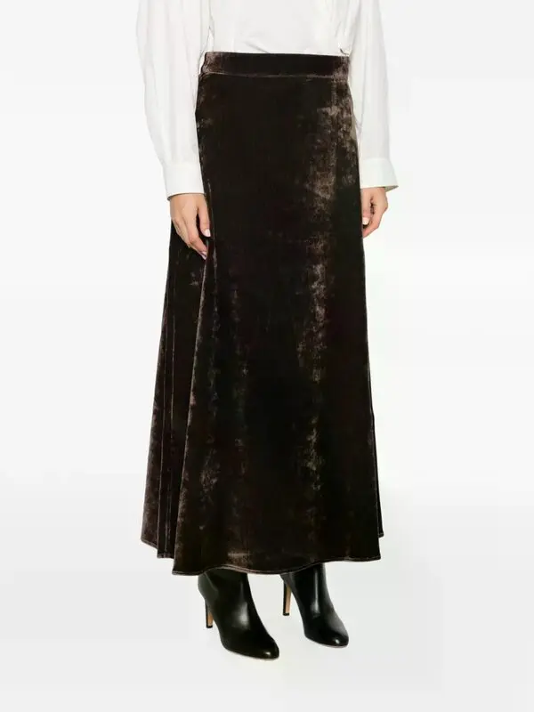 JCSOPHIE Pirouette Velvet Maxi Skirt