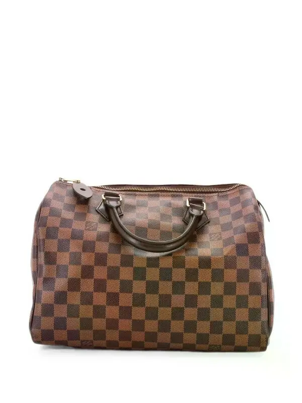 LOUIS VUITTON Speedy Handbag Damier 30 Satchel