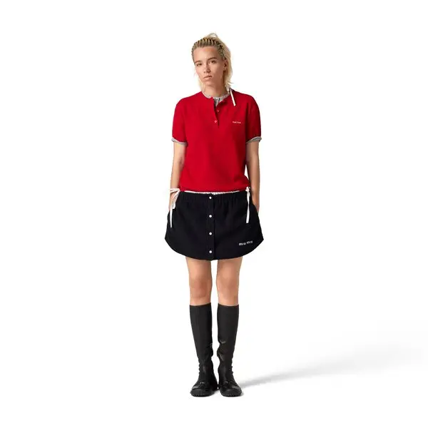 Miu Miu Cashmere And Jersey Sweater