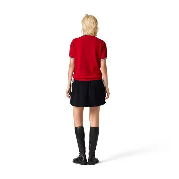 Miu Miu Cashmere And Jersey Sweater