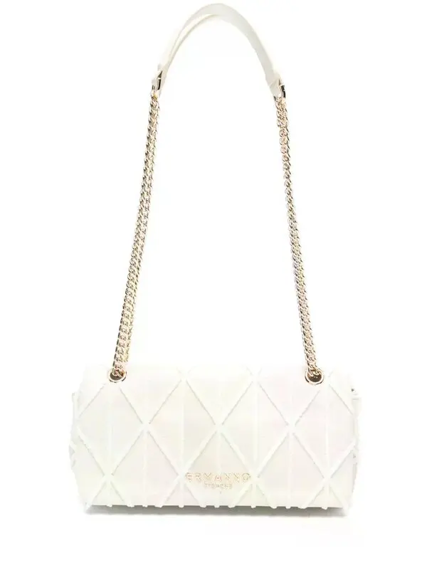 ERMANNO FIRENZE Small Belen Leather Shoulder Bag - Neutrals
