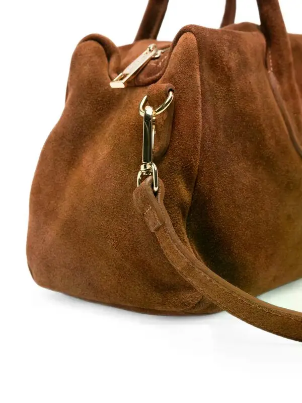MARC ELLIS Bilbao Suede Leopard-print Charm Shoulder Bag