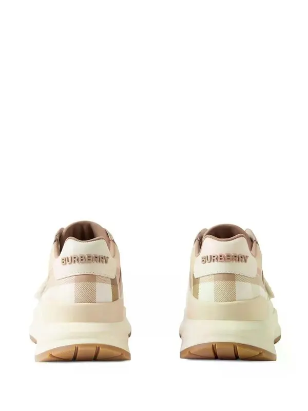 Burberry Check Panelled-detail Sneakers