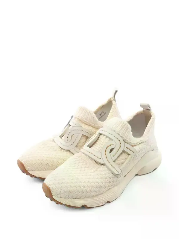 TOD'S 2010s Logo-detail Sneakers - Neutrals