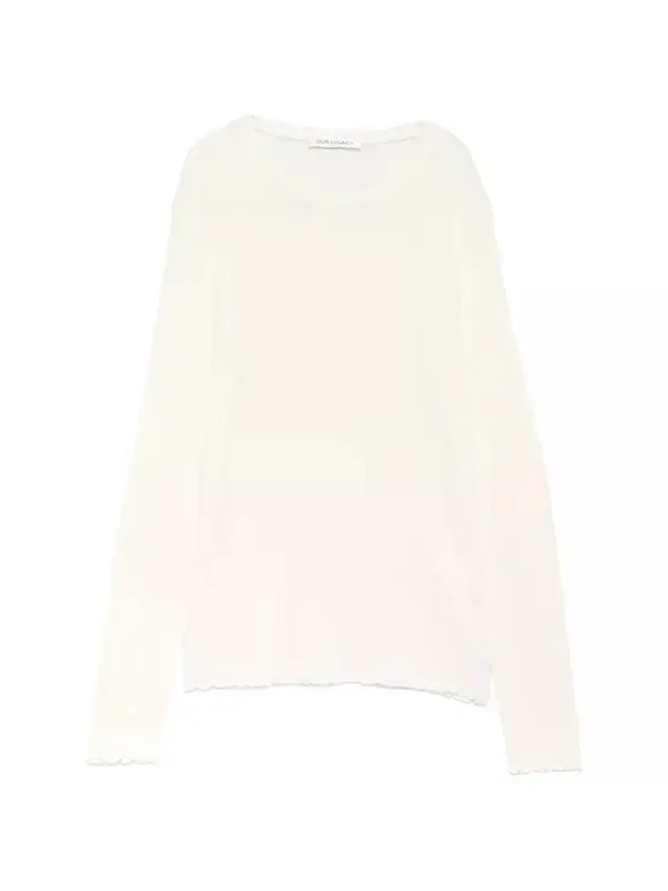 Our Legacy Lettuce-edge Ribbed Sweater