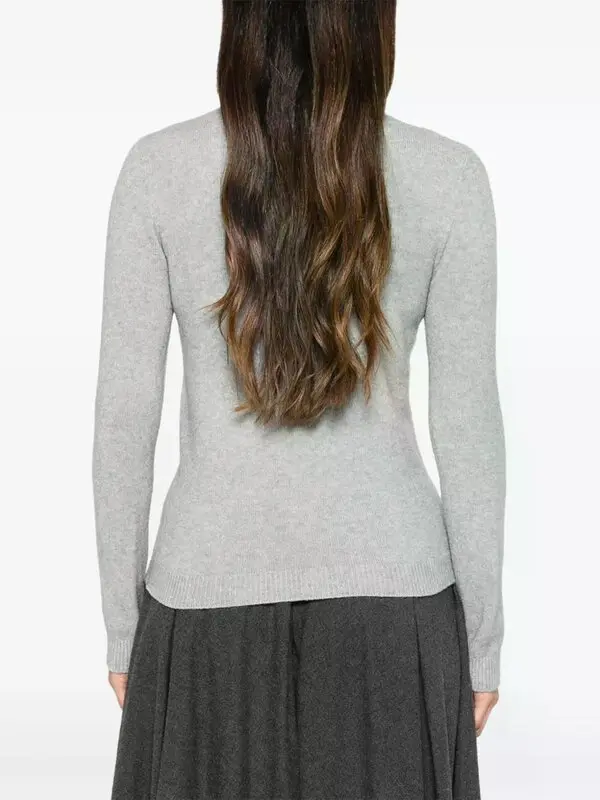 VELA SHOP High-neck Rib-trimmed Sweater