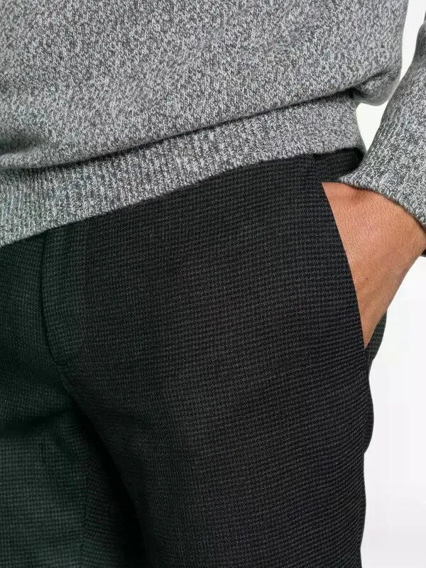 Incotex Houndstooth-pattern Tailored Trousers