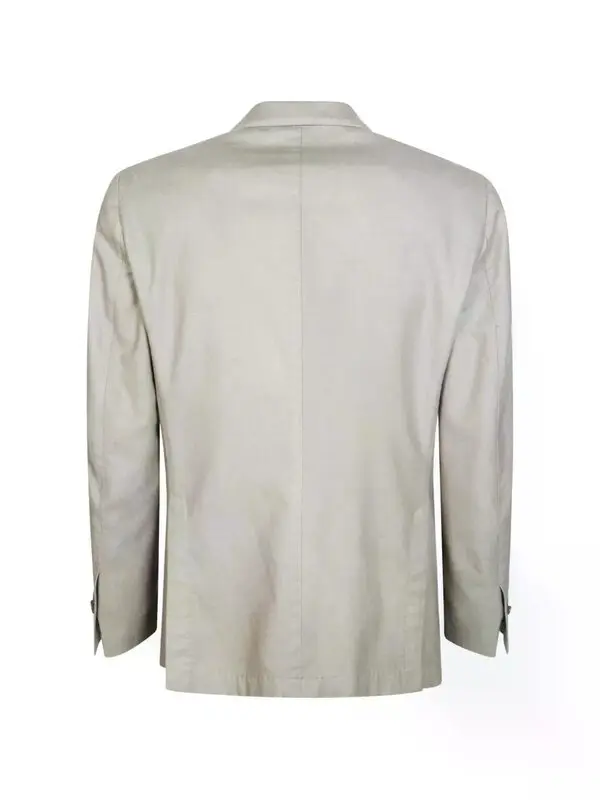 SANTANIELLO Logo-plaque Single-breasted Blazer